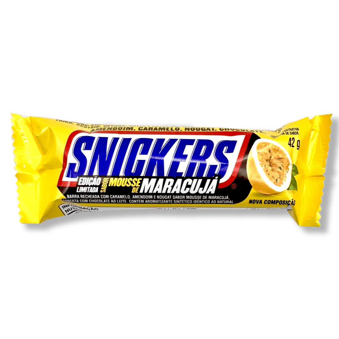 Snickers Mousse De Maracuja Passion Fruit (Brazil) - 42g – Candy Paradise