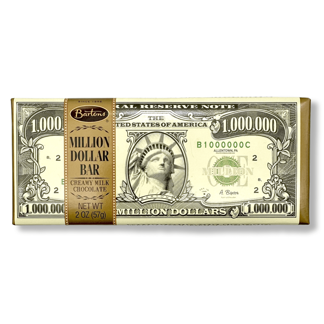 Barton's Million Dollar Milk Chocolate Bar - 2oz – Candy Paradise