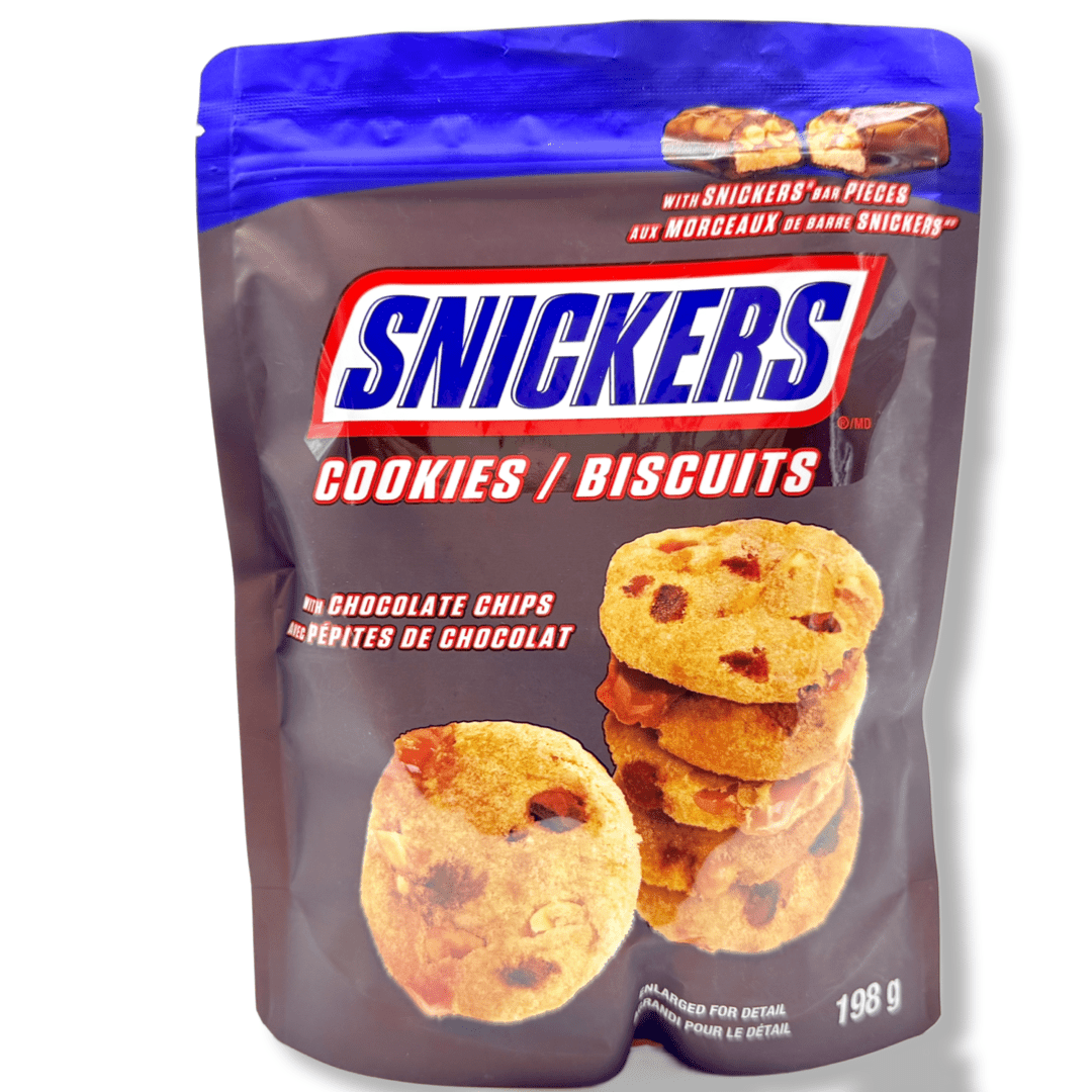 Snickers Cookies with Chocolate Chips - 198g – Candy Paradise