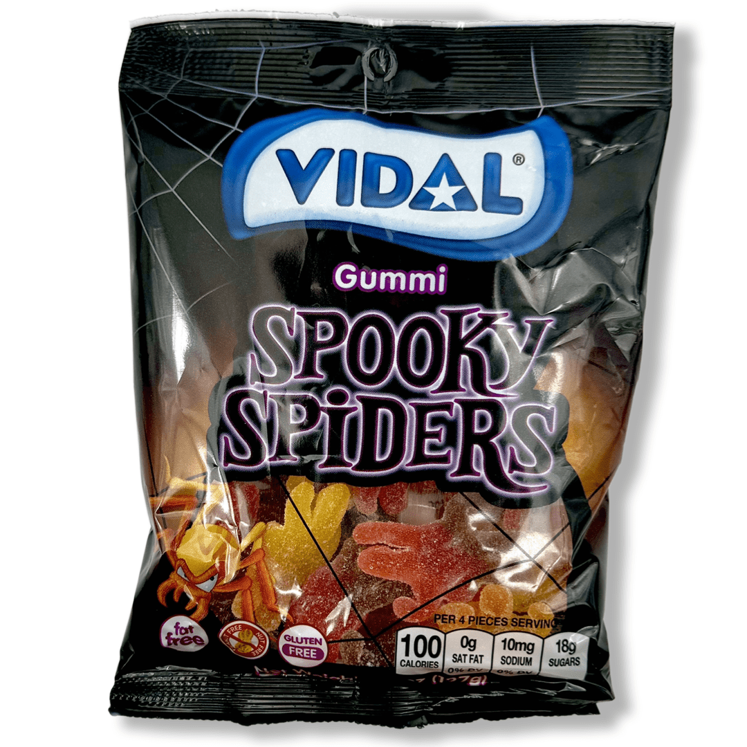 Vidal Gummy Spooky Spiders - 4.5oz – Candy Paradise
