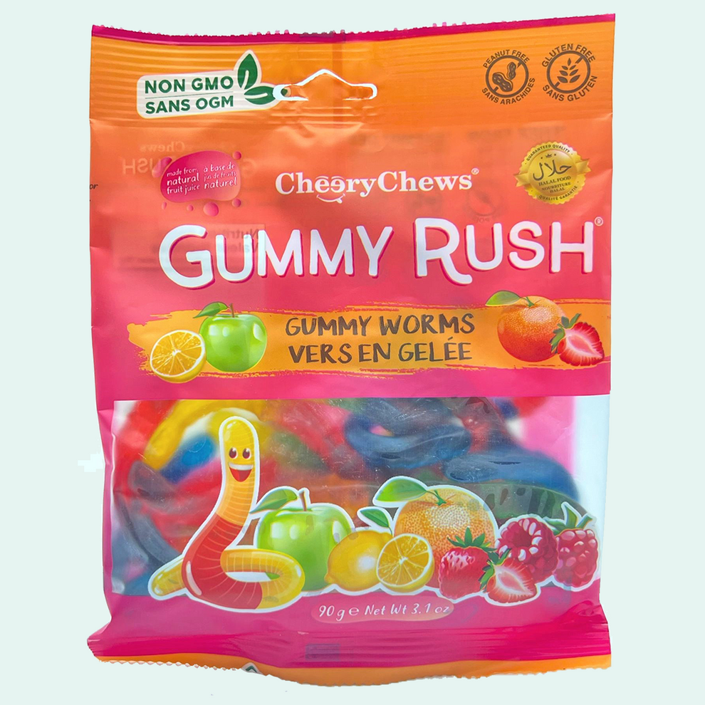 Gummy Rush Gummy Worms – Candy Paradise