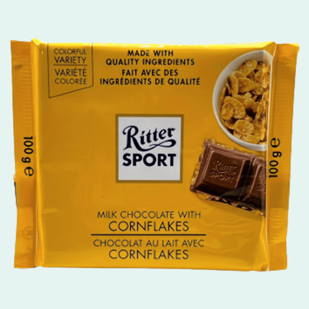Ritter Sport Milk Chocolate with Cornflakes – Candy Paradise